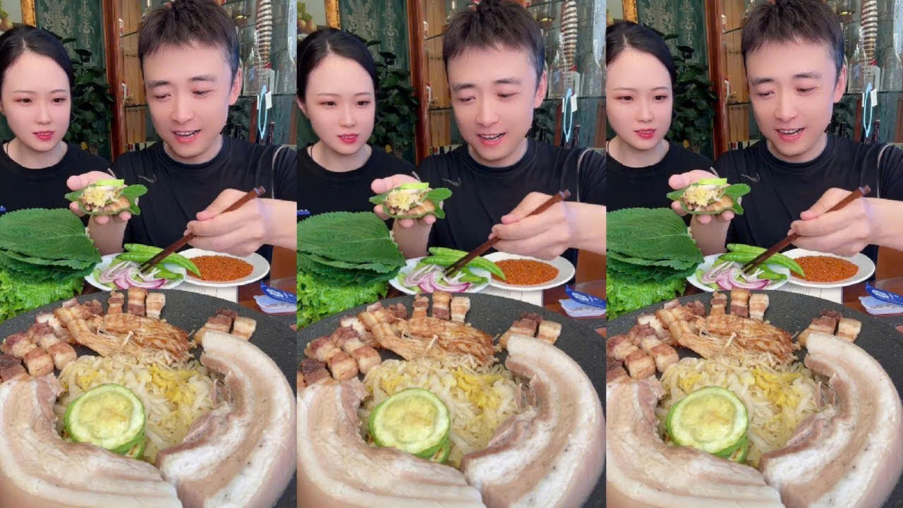 Today We Had Barbecue, The Food Was Very Delicious - YouTube