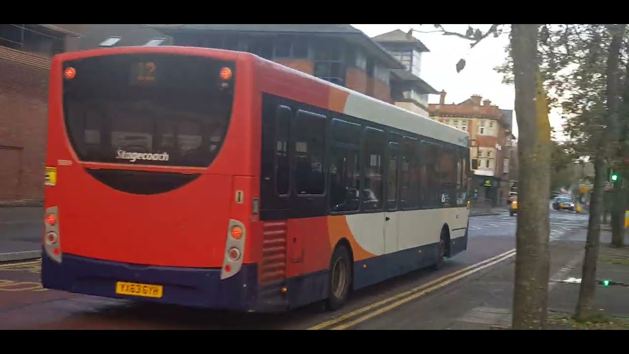 Here is the stagecoach bus 36924 on the number 12 in Camberley Saturday ...