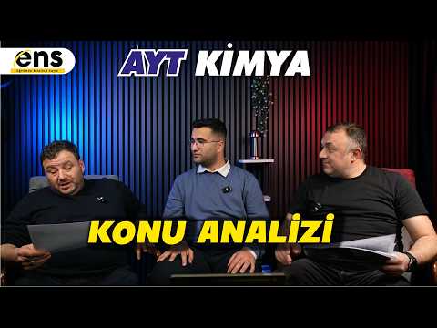 YKS AYT Kimya Konu Analizi