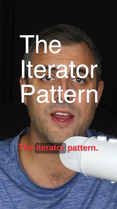 Design patterns - The iterator pattern. ( YT for full video ) #softwareengineering - YouTube