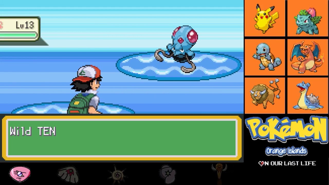 Let's Play : Pokemon Orange Islands (ROM Hack) - #5 (Our First Badge ...