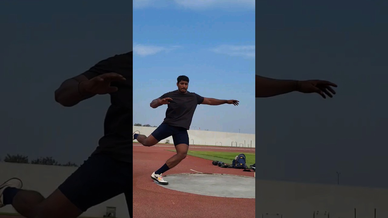 shotput technique #shotput #athlete #shottrending - YouTube