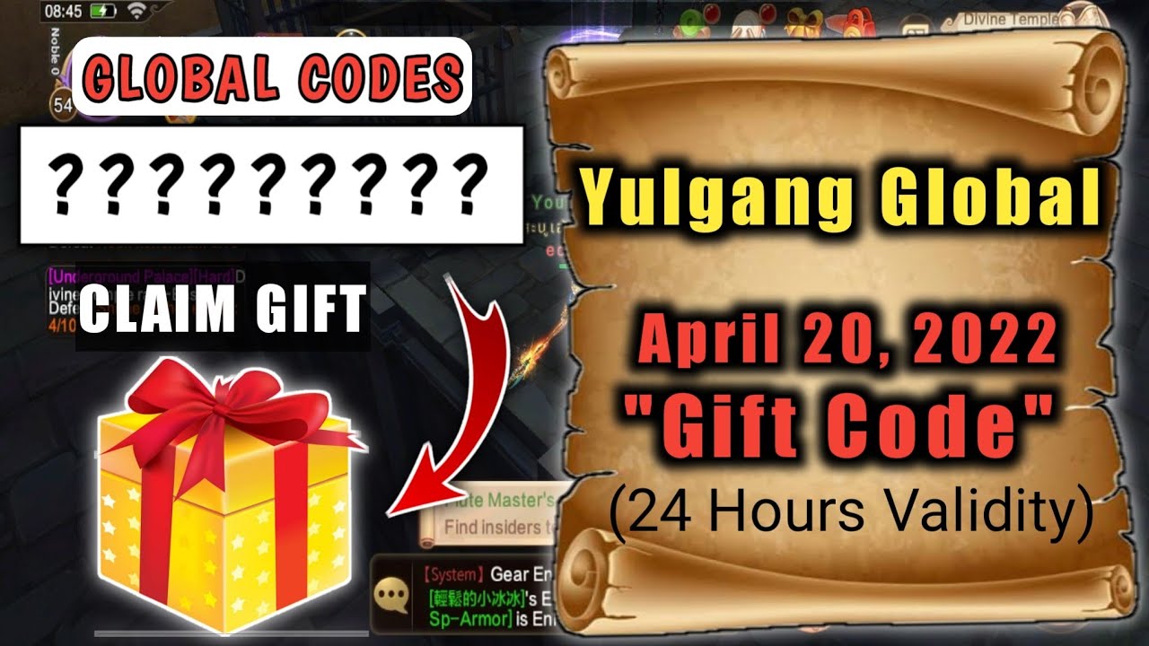 YULGANG GLOBAL | GIFT CODE FOR APRIL 20, 2022 | NEW UPDATE - YouTube