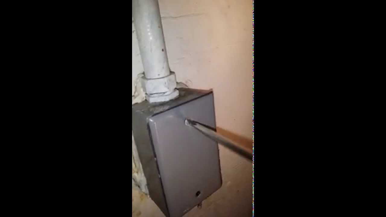 Condensation in electrical junction box - YouTube