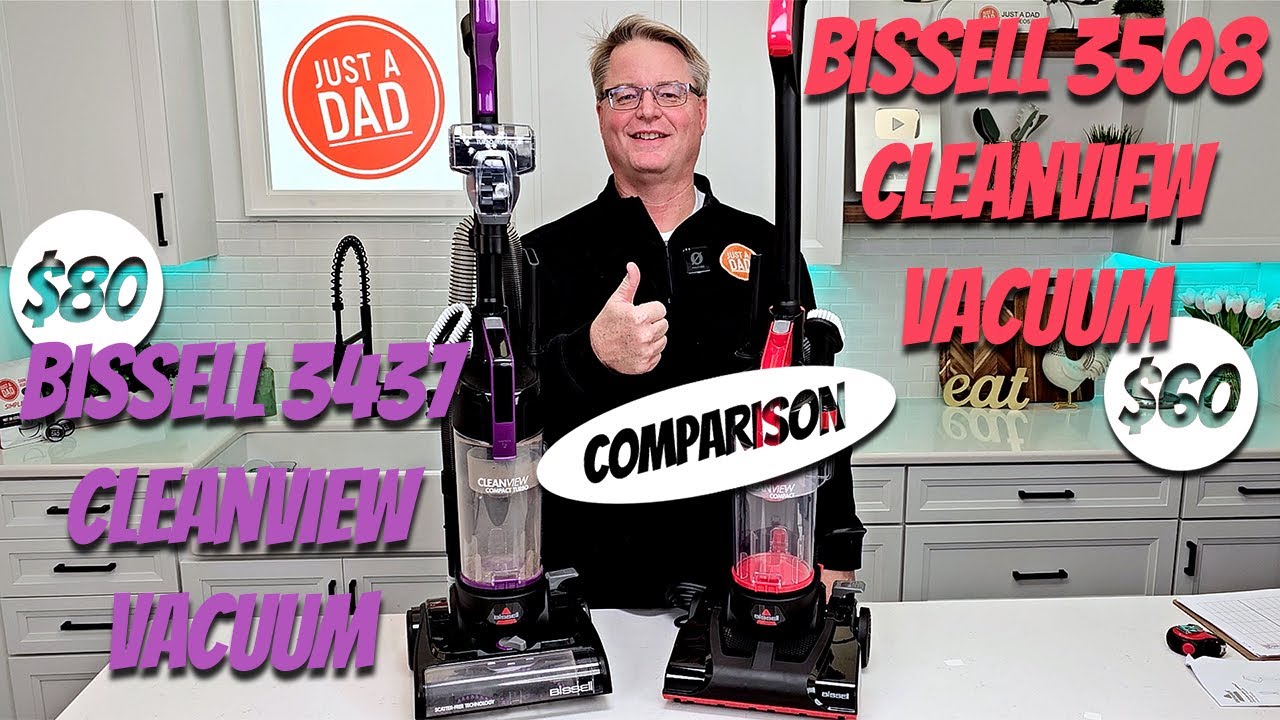 Bissell CleanView Compact vs Turbo Vacuum COMPARISON - YouTube