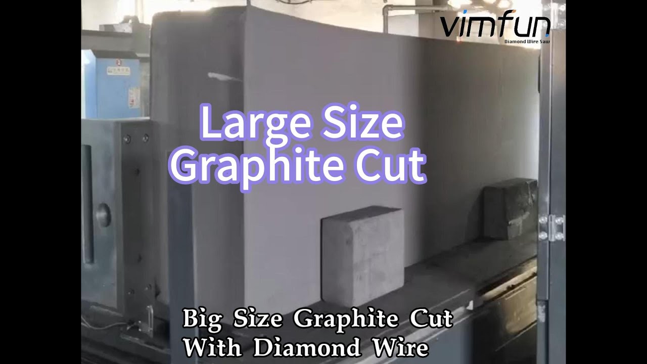 Graphite Boat Cutting Machine SVI 250-40 Large size graphite Block Cut ...