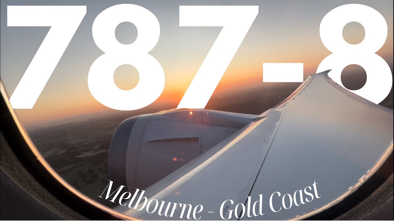 Golden Morning Departure - JST 11 - Boeing 787-8 Dreamliner (YMML ...