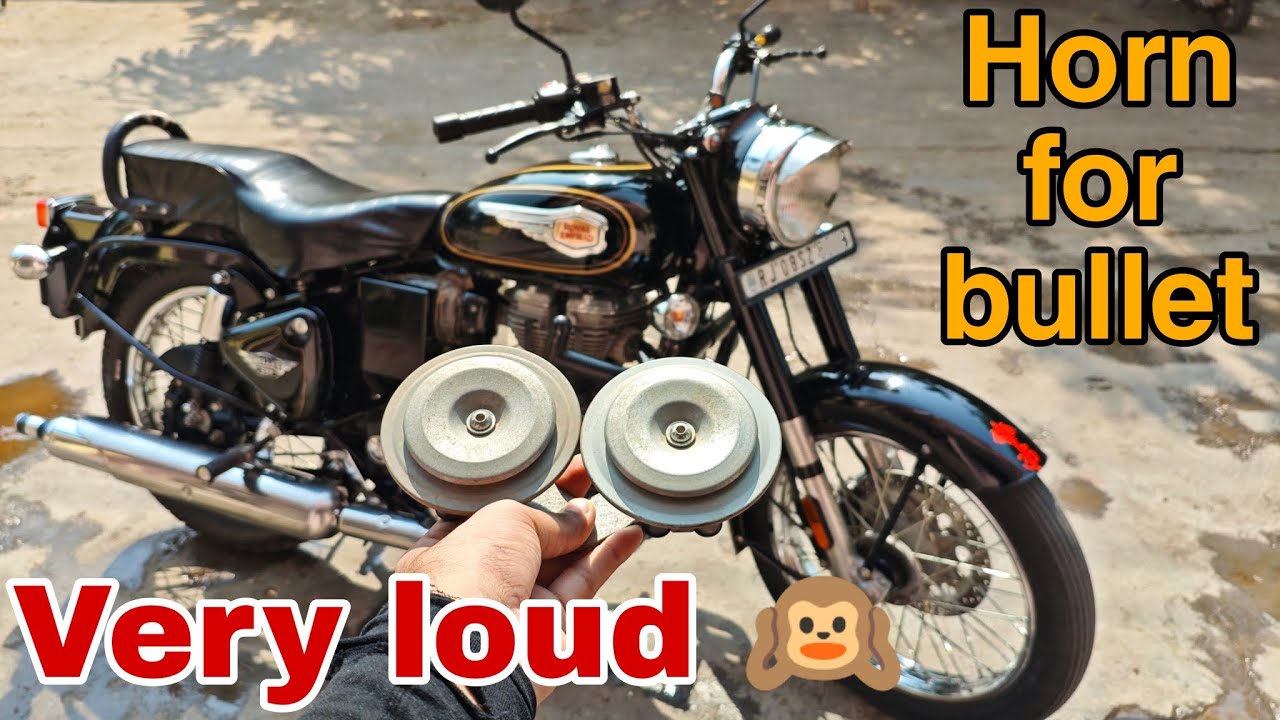 New horn Installation in my bullet || horn for bullet || Geetesh Sharma ...