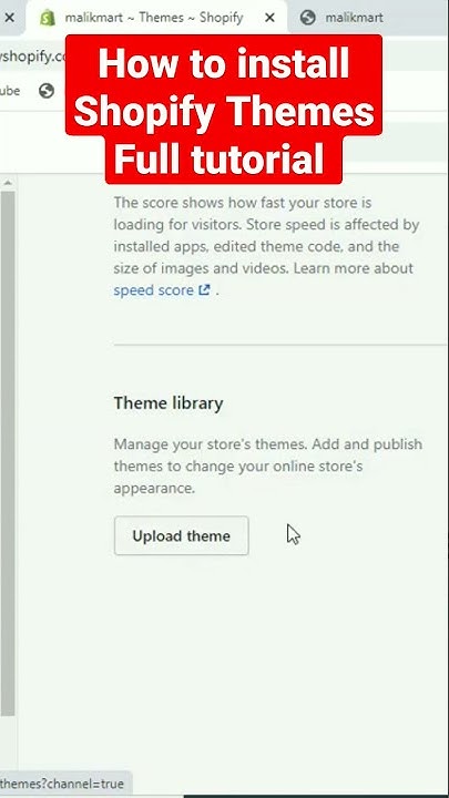 How to install Shopify Theme step by step 2022 | #shorts #shopify #shortfeed - YouTube