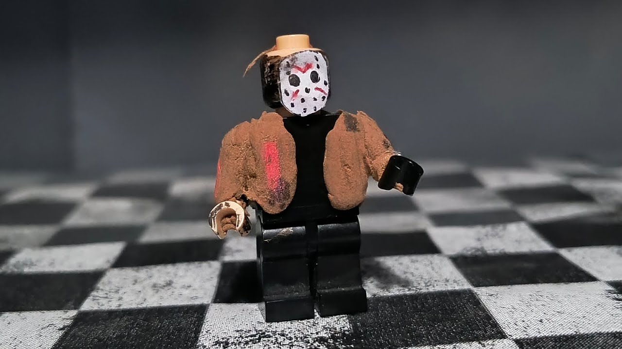 Mimi figura de JASON 🪓🎃 / Como hacer 🪚 a JASON ⭐ de VIERNES 🪓 En lego 😋 ...