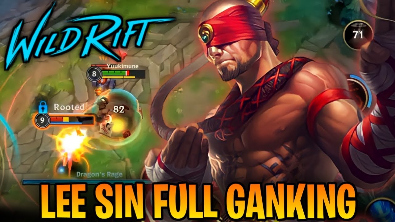 Lee Sin Wild Rift Full Ganking Gameplay! - LoL Wild Rift - YouTube