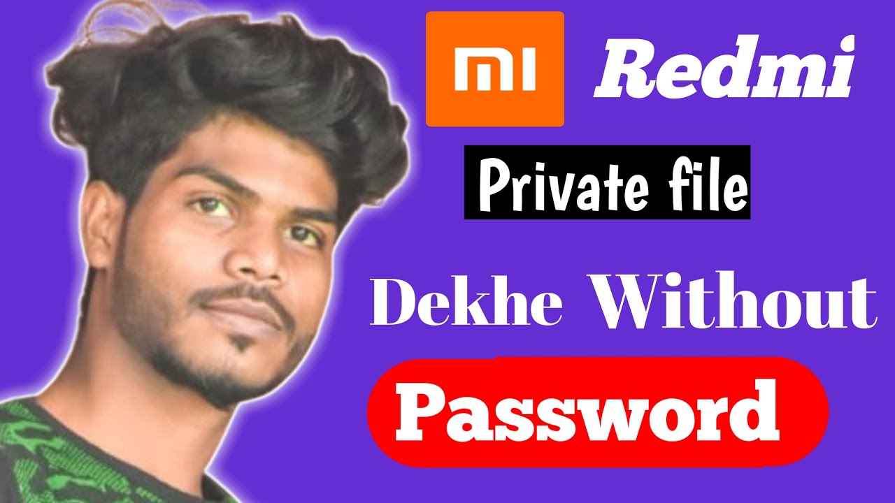 redmi me private photo kaise dekhe bina password ke | how to open ...