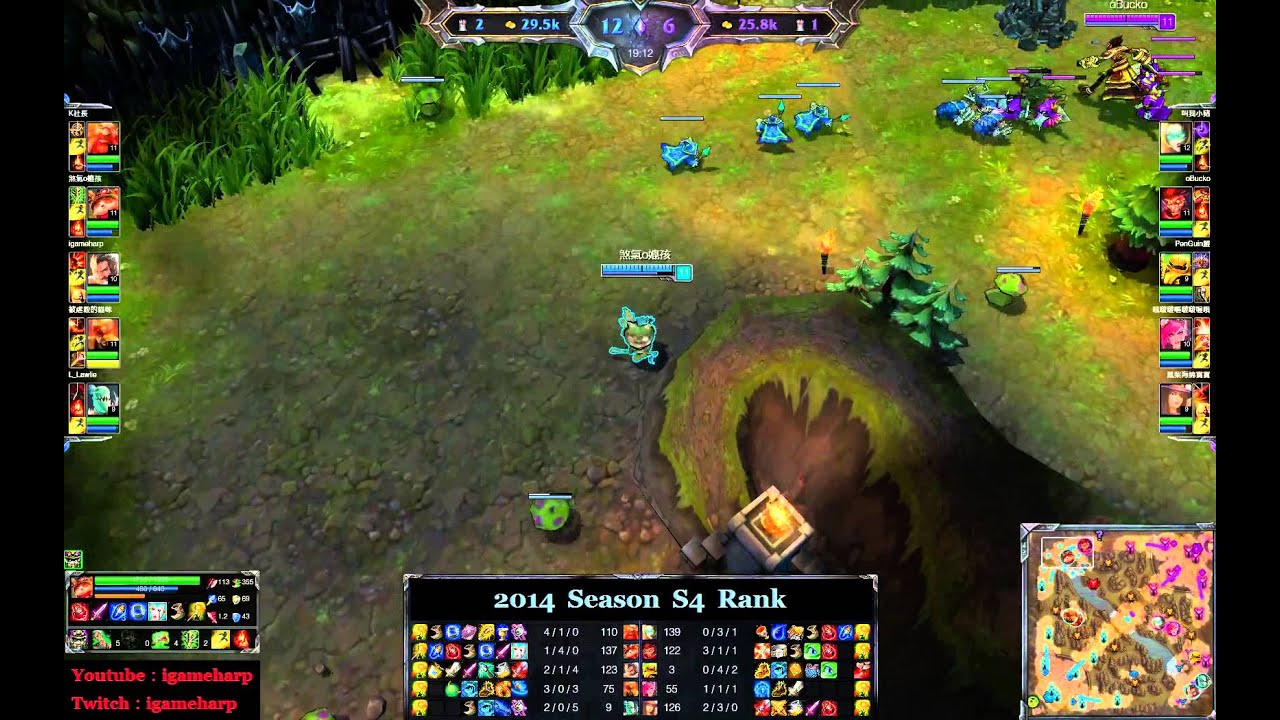 LoL S4 Rank TOP AP How To Play Teemo Noxious Trap - YouTube