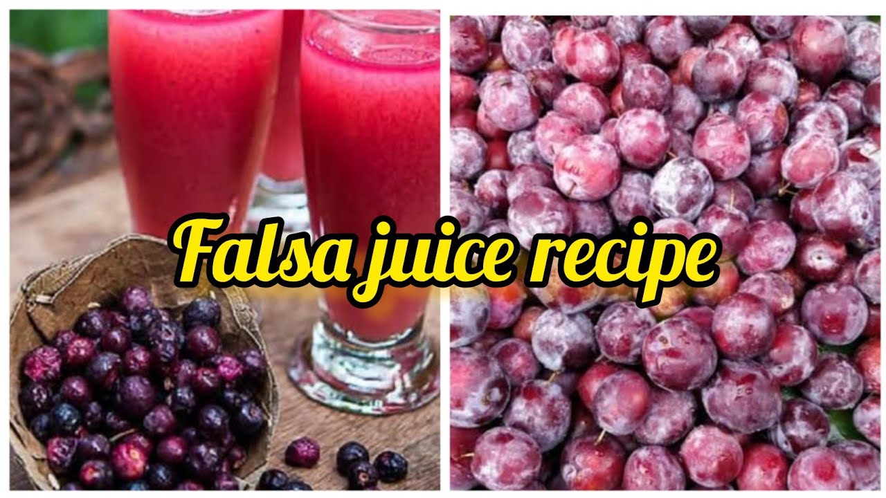 falsa juice recipe | easy falsay ka sharbat - YouTube