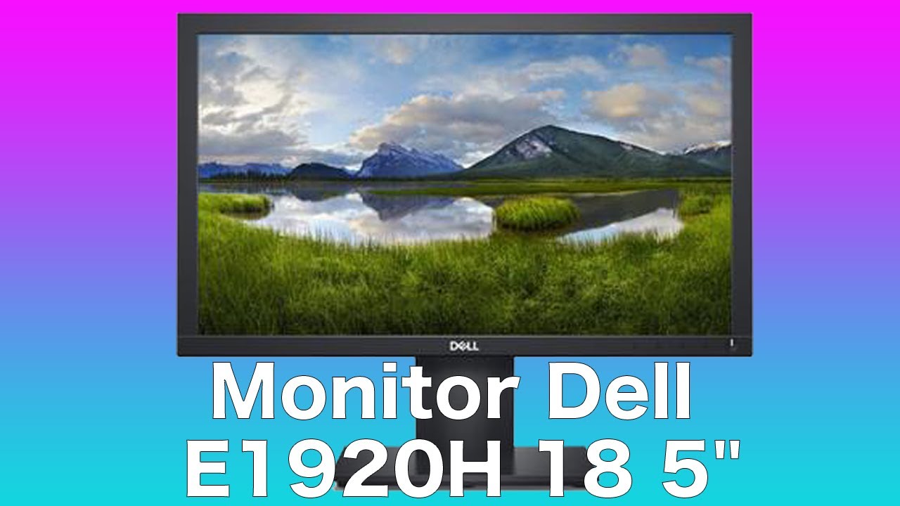 Monitor Dell E1920H 18 5" Antirreflexo Preto VGA e DisplayPort Mais ...