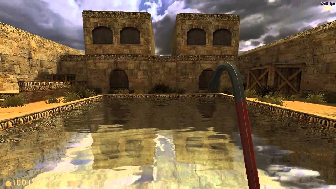 XashXT Custom Build - grass, glass & water - YouTube