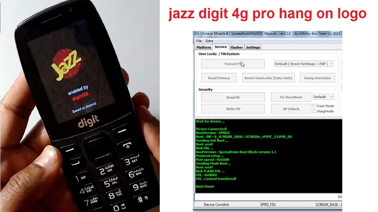jazz digit 4g pro hang on logo FIX - YouTube