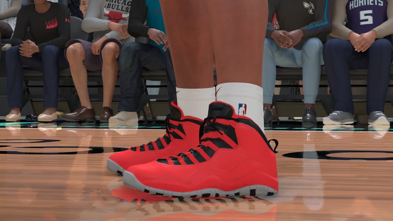 NBA 2K25 Next Gen Shoe Creator - Air Jordan 10 "Bulls Over Broadway ...