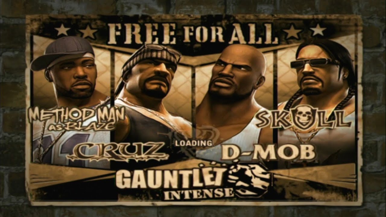 Def Jam Fight For NY | BLAZE vs CRUZ vs D-MOB vs SKULL | HARD! (PS3 ...