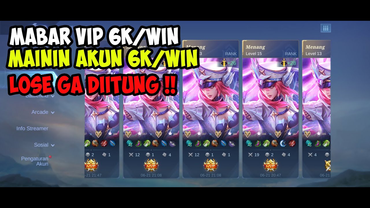 MABAR VIP DISINI AJA ANTI LS x HEHE - Mobile Legend Bang bang - YouTube