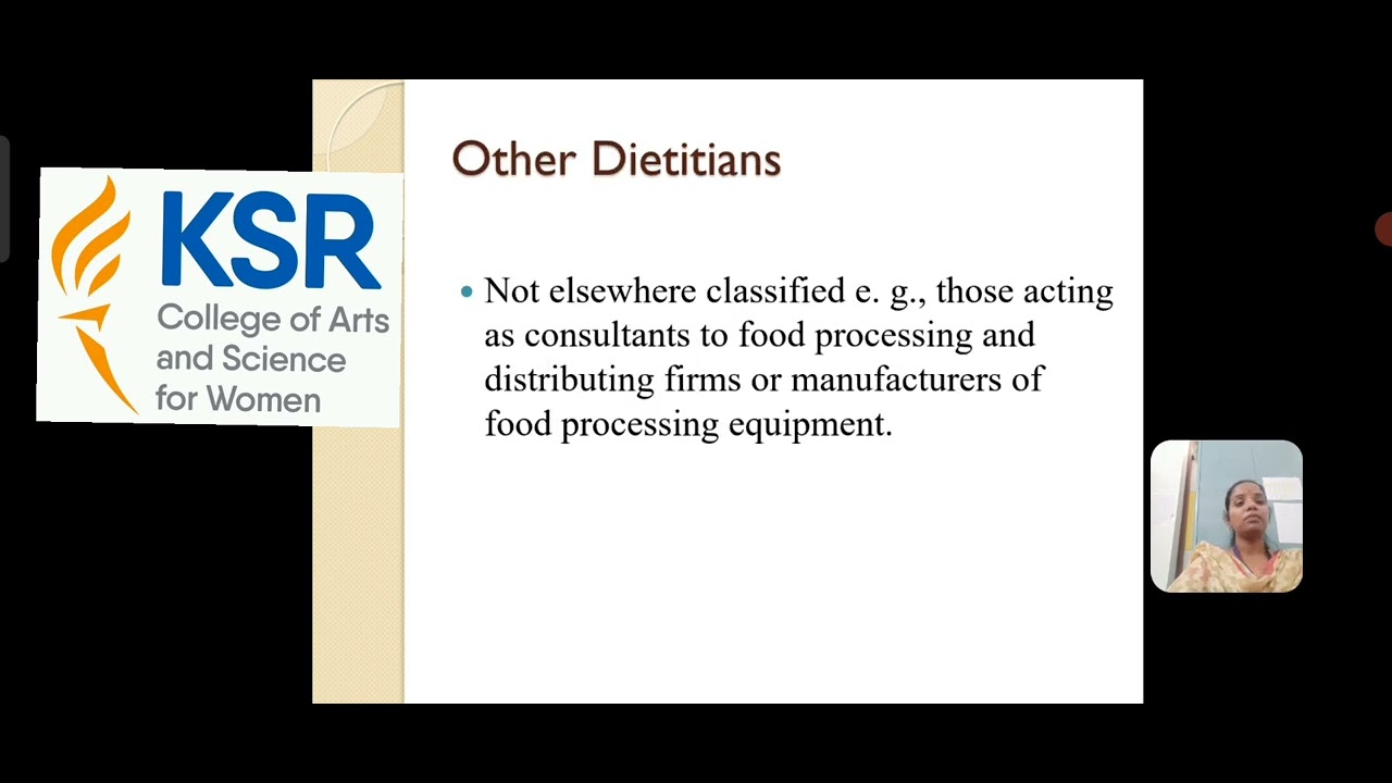 LCS : Diet Counselling Unit I | Mrs. N. Indra | N&D - YouTube