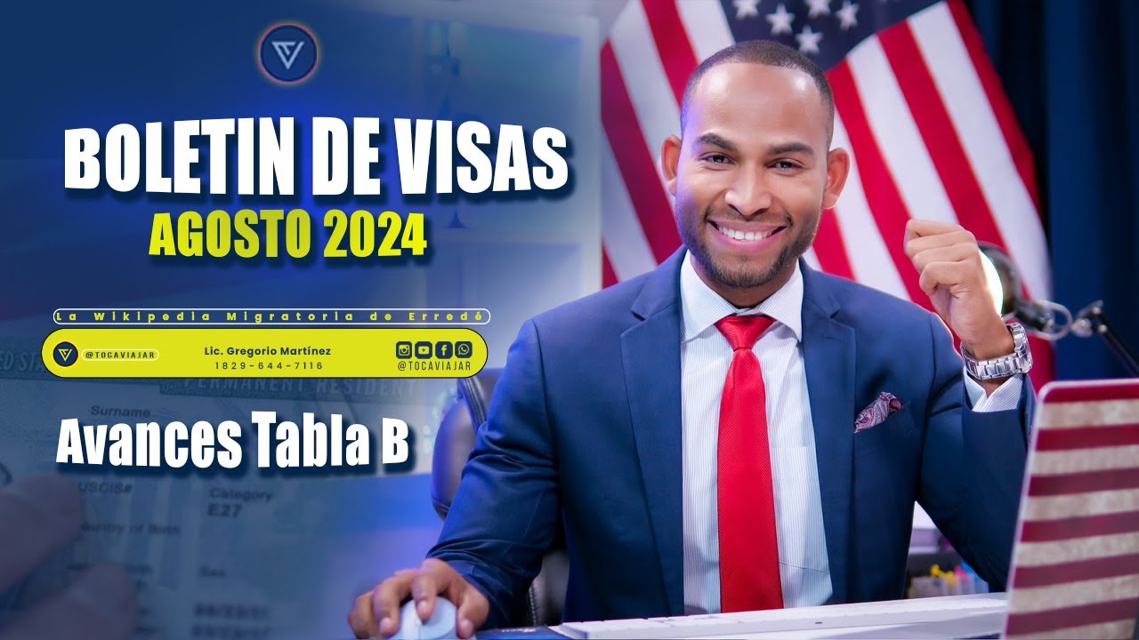 BOLETIN DE VISAS AGOSTO 2024: Avances que facilitan el Ajuste de Estatus F2A y F3 - YouTube