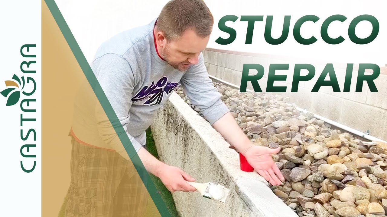 Stucco Repair In UNDER 5 MINUTES!! (Castagra's Patch & Repair Kit ...