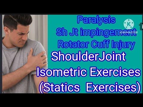 Shoulder Joint Isometric(Static)Exercises For Paralysis,Shoulder Jt ...