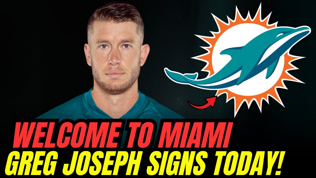WELCOME: Greg Joseph signs with Miami — clutch kicks solved | Dolphins ...
