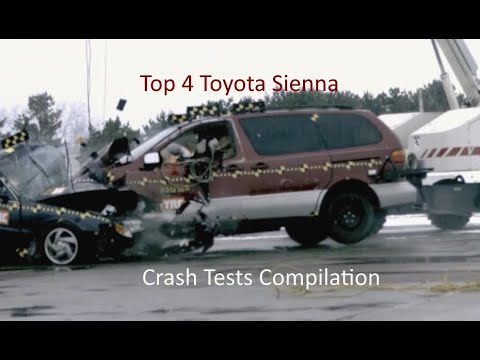 Toyota Sienna NHTSA Crash Tests (extended footage) - YouTube