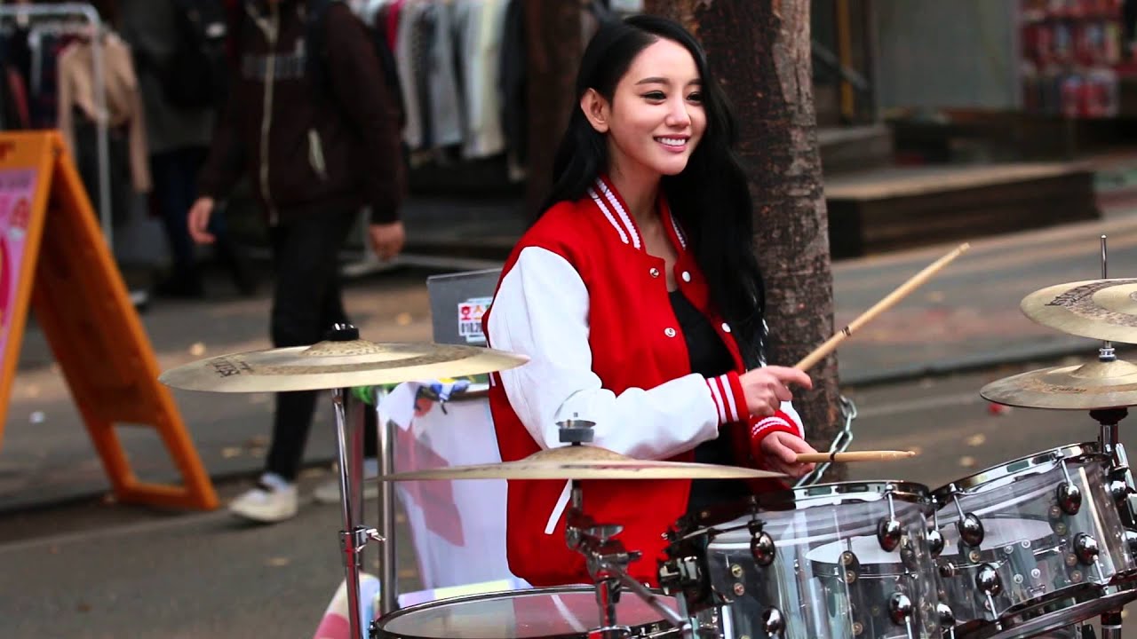 20141116 Bebop 비밥 Ayeon 아연 Playing Drums P.6 - YouTube