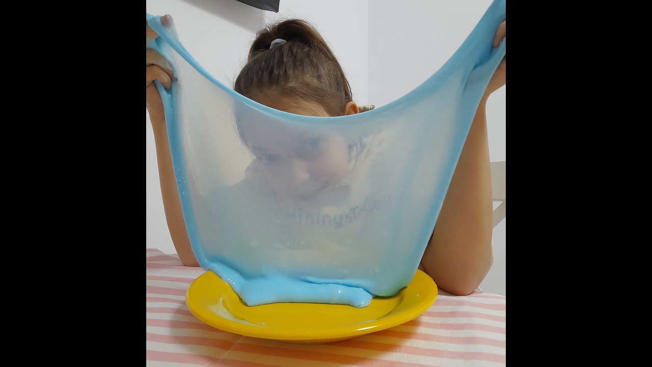Slime facut cu lipici si glicerina boraxata - YouTube