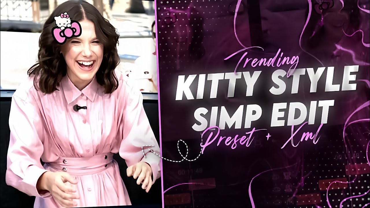How to make Trending Kitty Style Edit [ Tutorial + Preset ] - YouTube
