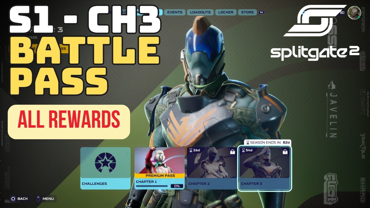 Splitgate 2 | Season 1 - Chapter 3 (Full Battle Pass Showcase) - YouTube
