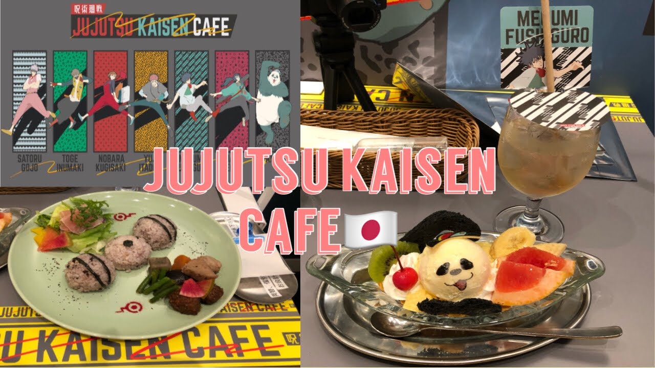JUJUTSU KAISEN CAFE in NAGOYA JAPAN | One Rainy Day Off - YouTube