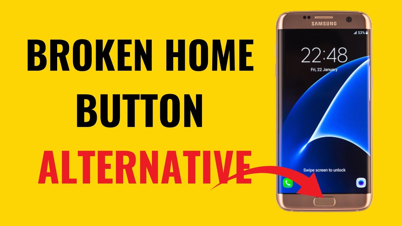 Android phone home button broken or unresponsive - YouTube