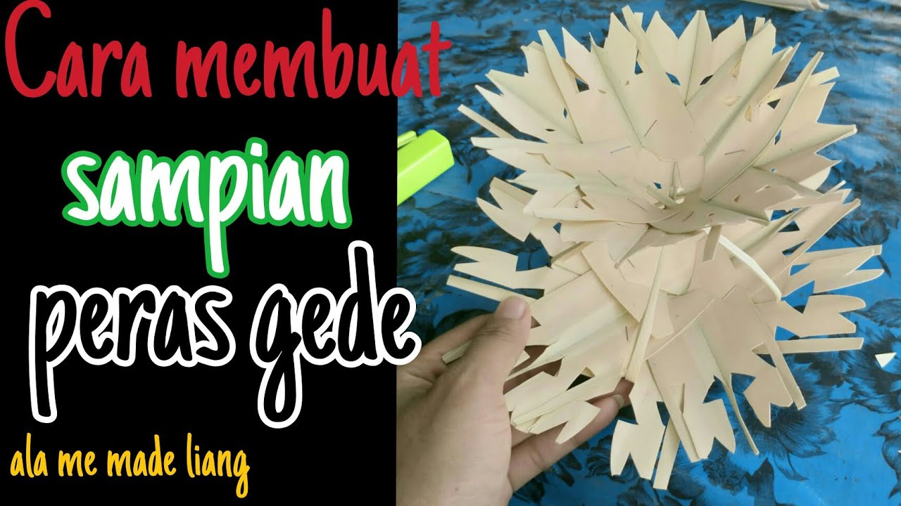 Cara Membuat Sampian Peras Gede Cantik - YouTube