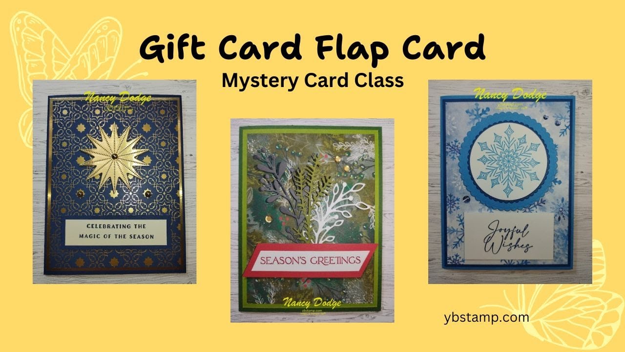 Gift Card Flap Card - Mystery Card Class - YouTube