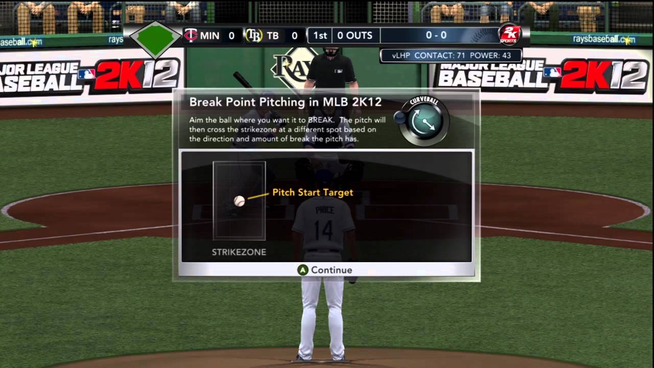 Mlb 2k12 Online Pitching tutorial - The Basics - YouTube