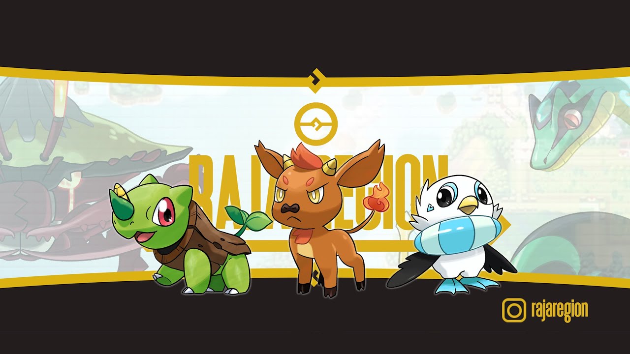Raja Region (Fakemon) - Complete Dex - YouTube