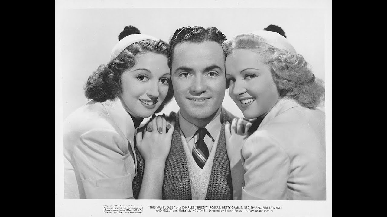 This Way Please 1937 film with Mary Livingstone, Betty Grable, Fibber ...