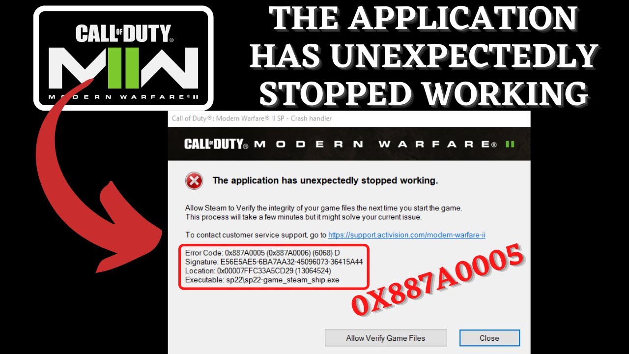 Modern Warfare 2 Error 0X887A0005 The Application Has Unexpectedly Modern Warfare 2 Error 0X887A0005 The Application Has Unexpectedly