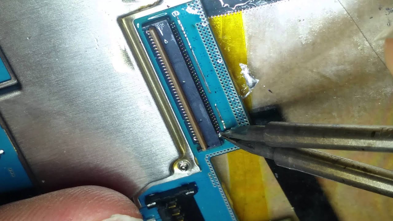 Samsung Galaxy Tab 2 10.1 Digitizer FPC Replacement - YouTube