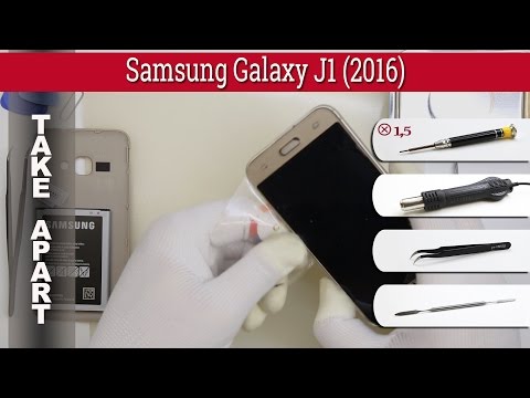 Как разобрать 📱 Samsung Galaxy J1 (2016) SM-J120f Разборка и ремонт