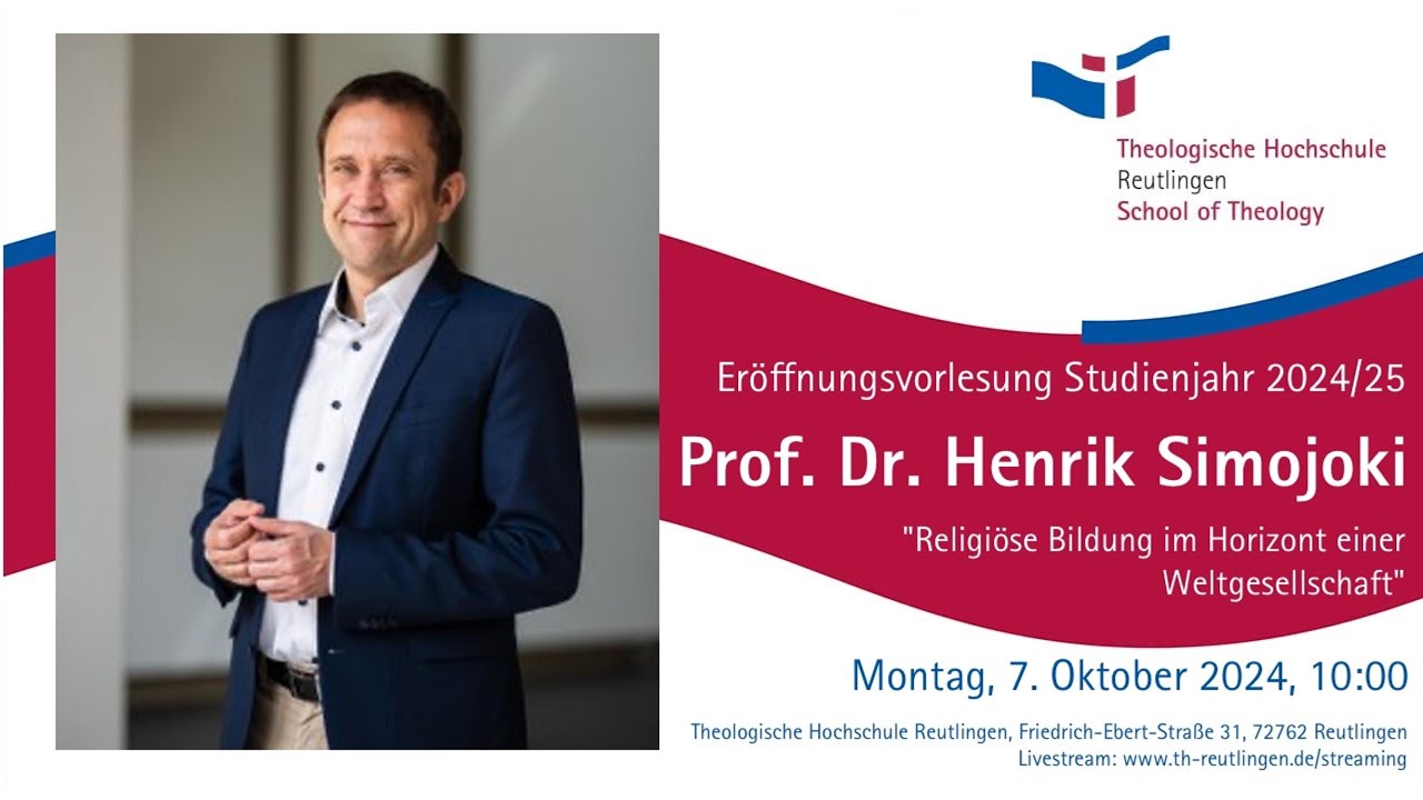 Eröffnungsvorlesung Prof. Dr. H. Simojoki | Religiöse Bildung im ...