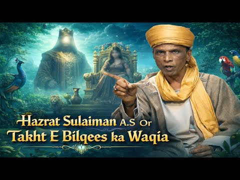 HAZRAT SULAIMAN (A.S) OR MALKA BILQEES kA WAQIA | Prophet Series With Sheikh Sahab | Ep 02