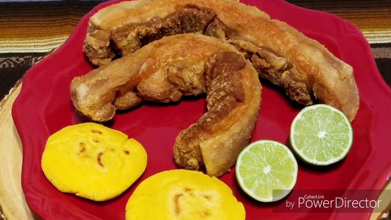 CHICHARRÓN COLOMBIANO CON AREPAS - YouTube