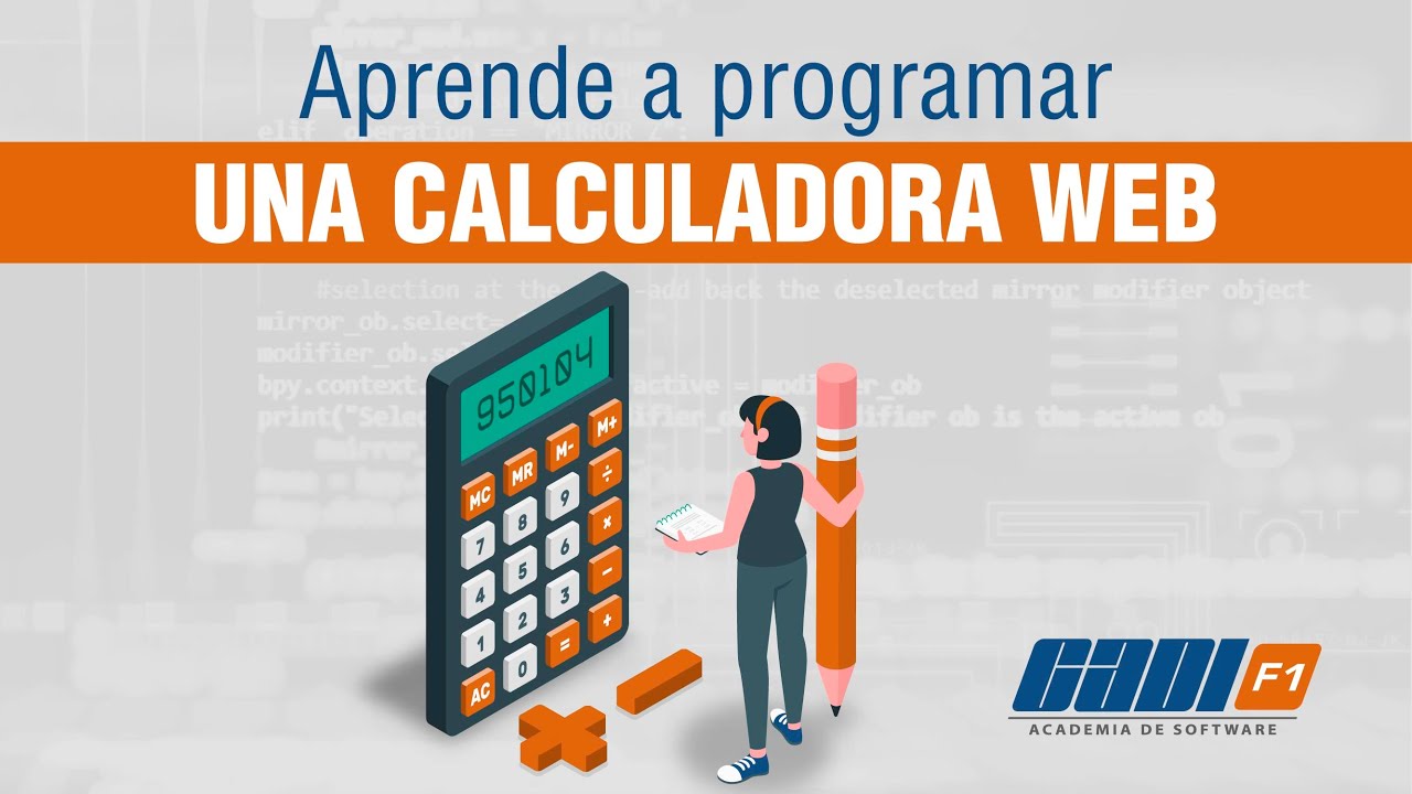 Clase gratis "Programa una Calculadora Web" - 🔴 EN VIVO - YouTube
