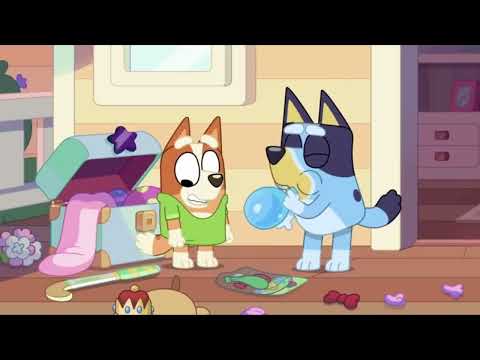 Bluey balloon scenes