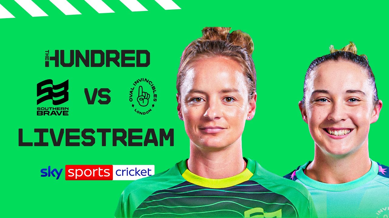 LIVE | Southern Brave vs Oval Invincibles | Women's | The Hundred - YouTube
